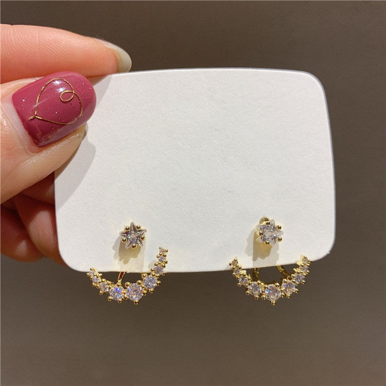 ROMARIO CUBIC ZIRCONIA EARRINGS - whola