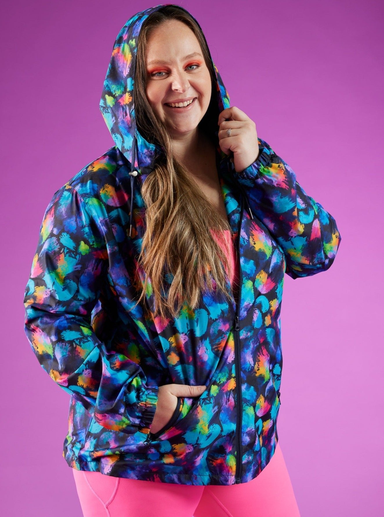Rainbow Splatter Spray Jackets - Adults - whola