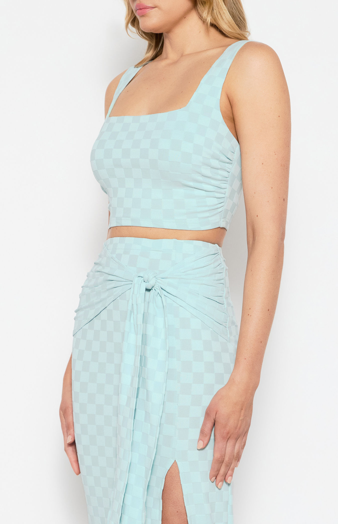 Checkered Jersey Set - whola