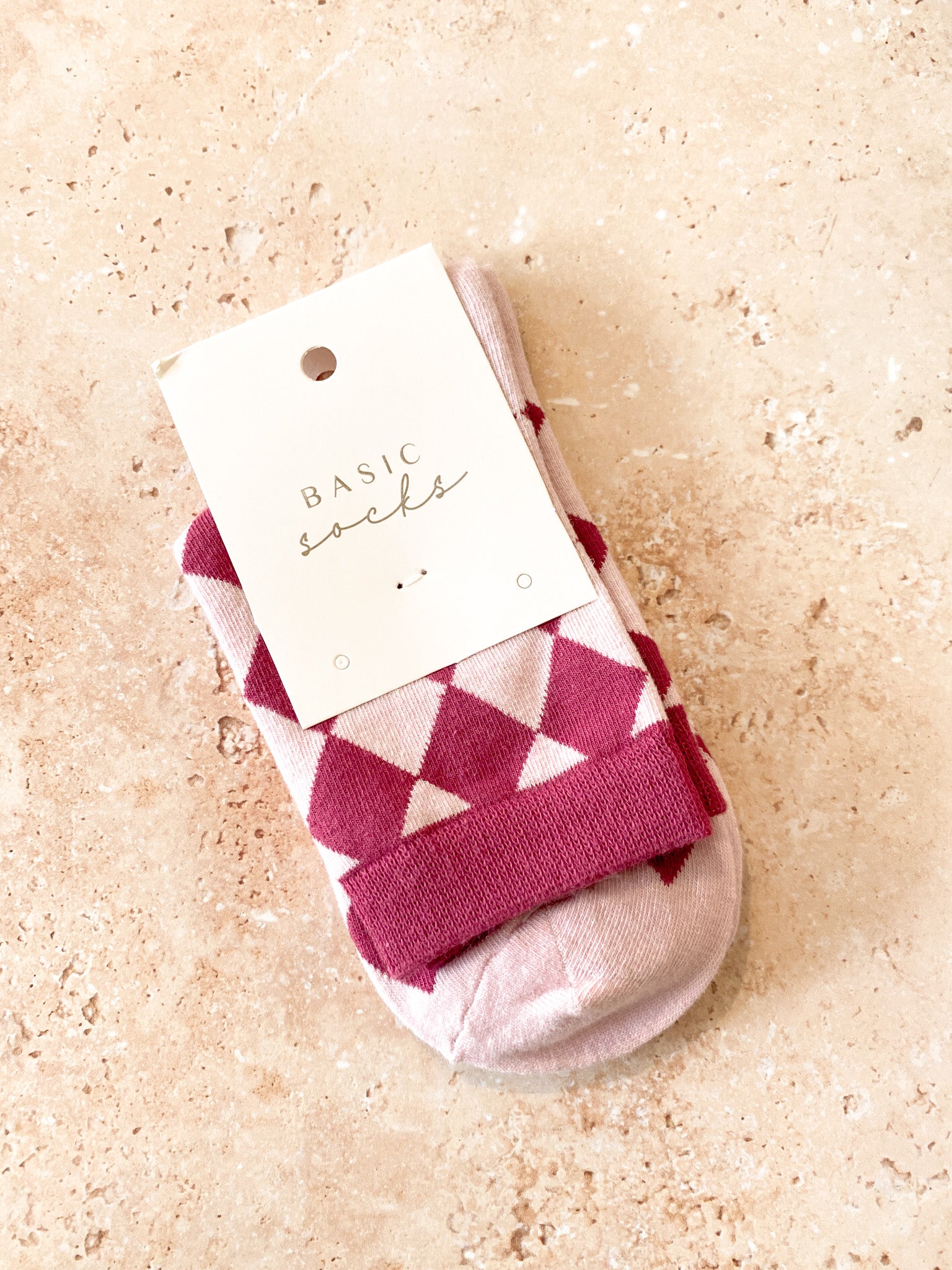 Diamond Checkered Socks - whola