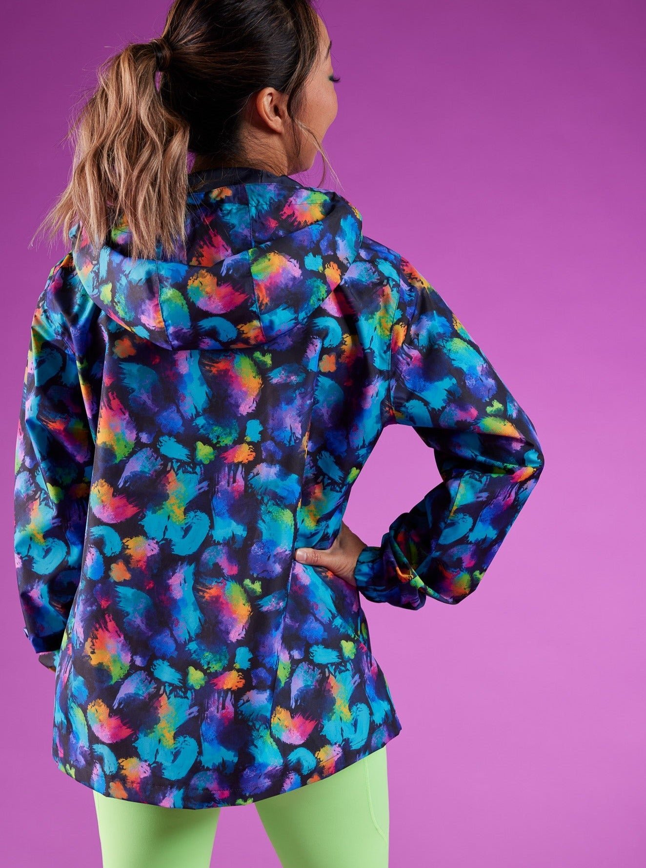 Rainbow Splatter Spray Jackets - Adults - whola