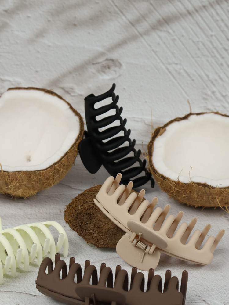 Claw Clip - Beige - whola