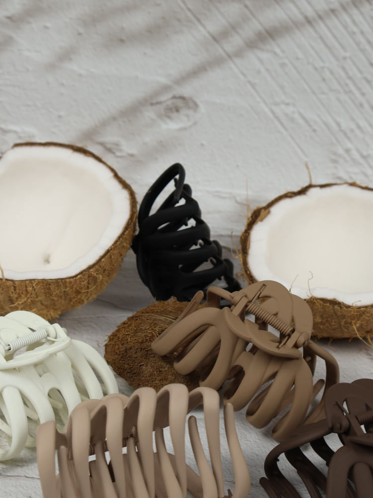 Claw Clip - Octopus - Large - Chocolate - whola