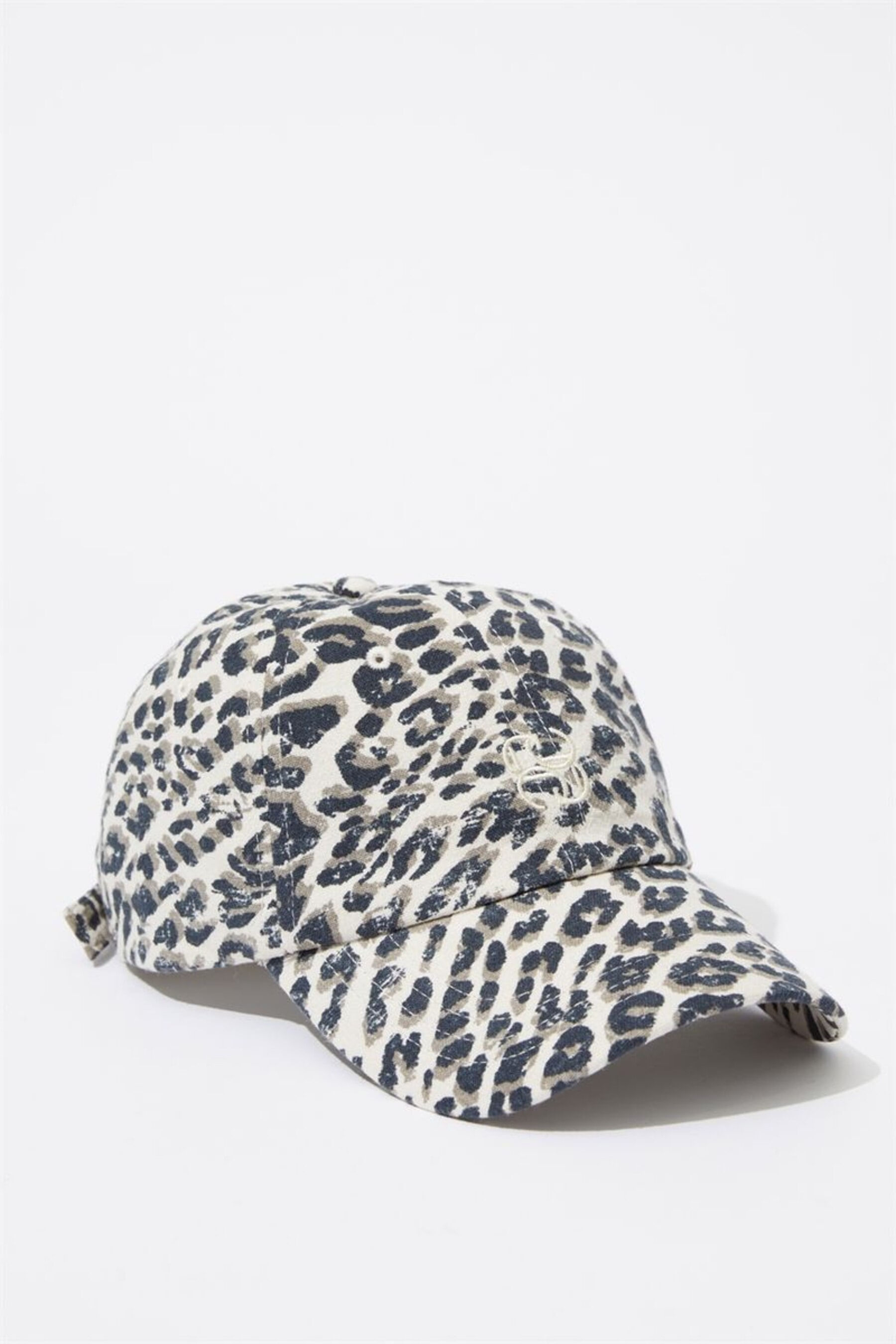 MONOGRAM CAP LEOPARD - whola